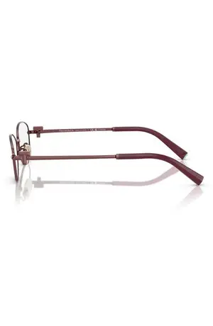 Tiffany & Co. 52mm Oval Eyeglasses - Burgundy