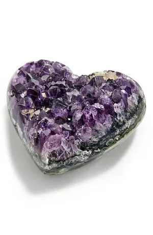ANNA NEW YORK Extra Small Cuore Heart Decoration - Amethyst