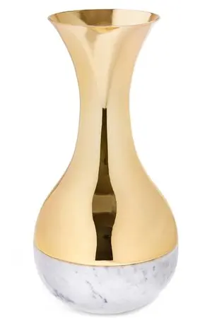 ANNA NEW YORK Dual Vase - Carrara Gold