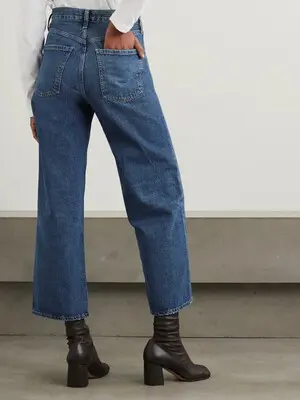 AGOLDE Ren High-rise Wide-leg Recycled Jeans - Blue