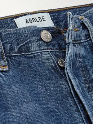AGOLDE Ren High-rise Wide-leg Recycled Jeans - Blue