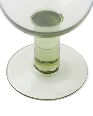 Prada Plinth Crystal Red Wine Glass Set - Green