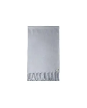 Prada Silk And Cashmere Scarf Grey