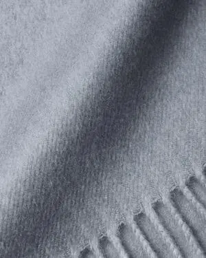 Prada Silk And Cashmere Scarf - Grey