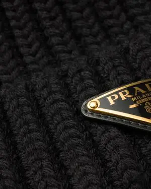 Prada Wool Beanie - Black