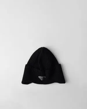 Prada Wool Beanie - Black