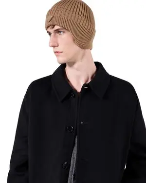 Prada Wool Beanie - Brown
