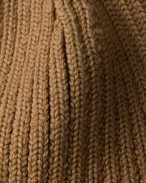 Prada Wool Beanie - Brown