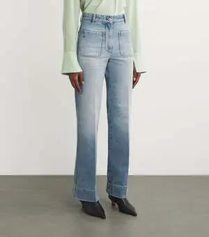 Victoria Beckham Tapered Alina Straight Jeans