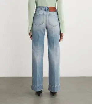 Victoria Beckham Tapered Alina Straight Jeans