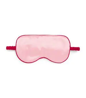 Olivia Von Halle Silk Audrey Eye Mask Pink
