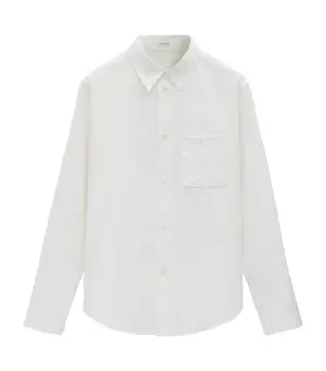 Loewe Cotton Embroidered Logo Shirt