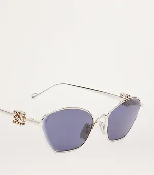 Loewe Anagram Hexagonal Sunglasses
