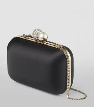JIMMY CHOO Cloud Clutch - Black