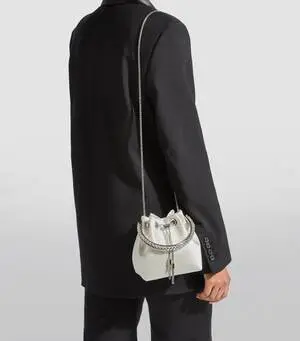 JIMMY CHOO Bon Bon Top-handle Bag - Ivory