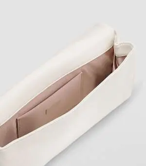 JIMMY CHOO Xandra Leather Clutch - White