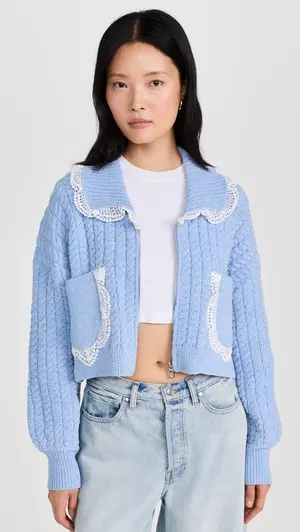For Love & Lemons Tierra Knit Jacket