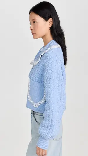 For Love & Lemons Tierra Knit Jacket