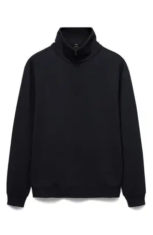 Mango Half Zip Performance Sweatshirt - Dark Navy