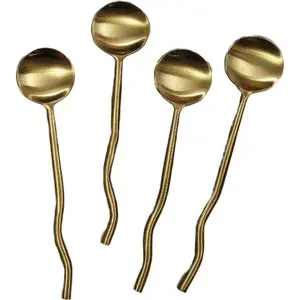 MESO GOODS Nadia Spoonset Of 4 - Gold