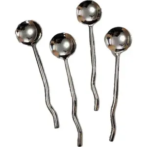 MESO GOODS Nadia Spoonset Of 4 - Silver