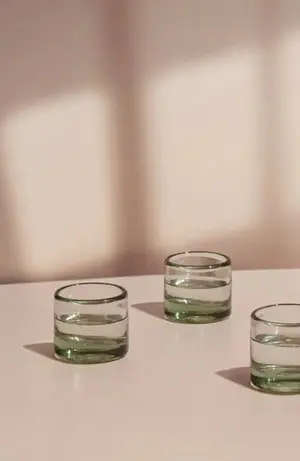 MESO GOODS Ana Short Glassset Of 4 - Clear