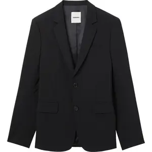 Sandro Virgin Wool Suit Jacket - Black