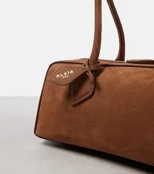 Alaïa Le Teckel Medium Suede Shoulder Bag - Brown