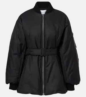 Alaïa Belted Cotton-blend Jacket