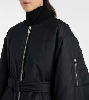 Alaïa Belted Cotton-blend Jacket