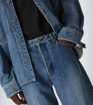 JIL SANDER Faded Straight Jeans
