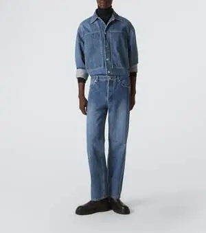 JIL SANDER Faded Straight Jeans