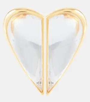 Alaïa Demi-cour Bombe Earrings In And Resin