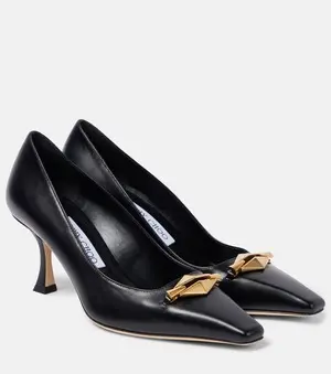 JIMMY CHOO Ryker 70 Leather Pumps