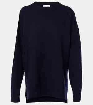 JIL SANDER Wool Sweater - Blue