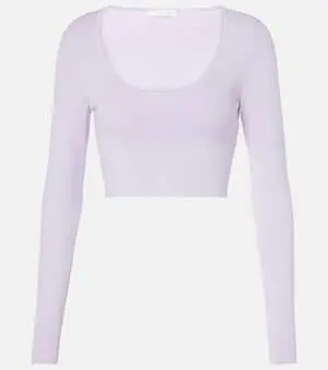 Zimmermann Acacia Knit Scoop Crop Top
