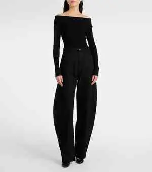 Alaïa Barrel-leg Jeans