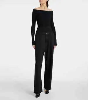 Alaïa High-rise Straight Jeans