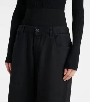 Alaïa High-rise Straight Jeans