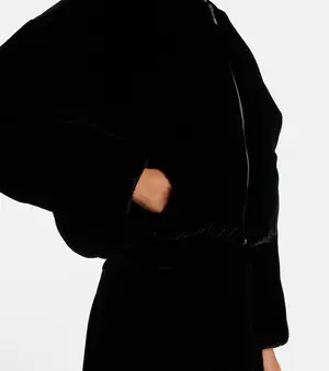 Alaïa Velvet Bomber Jacket
