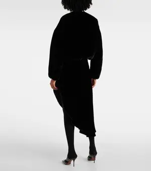 Alaïa Velvet Bomber Jacket
