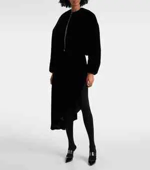 Alaïa Velvet Bomber Jacket