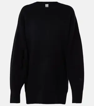 TOTEME Wool And Cashmere-blend Sweater - Black
