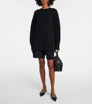 TOTEME Wool And Cashmere-blend Sweater - Black