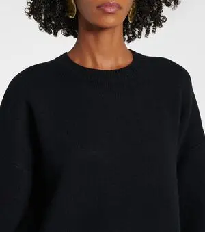 TOTEME Wool And Cashmere-blend Sweater - Black