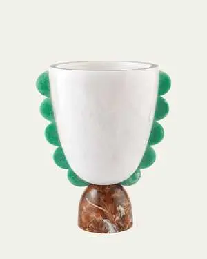 Jonathan Adler Mustique Scalloped Urn - Multi