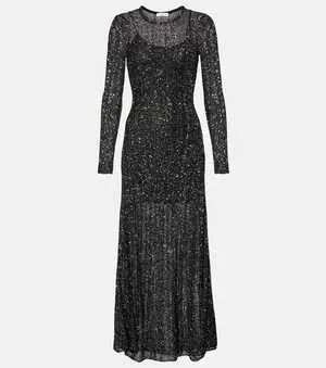 Alaia Sequined Evening Dresses