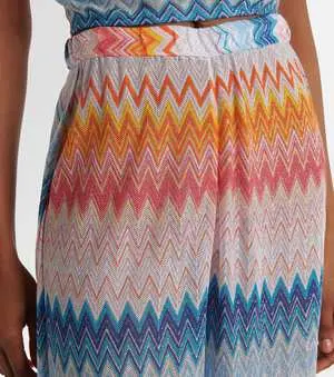 Missoni Zigzag Wide-leg Pants - Multicoloured