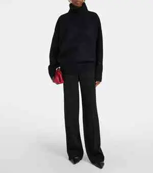 TOTEME Wool And Cashmere-blend Sweater - Black