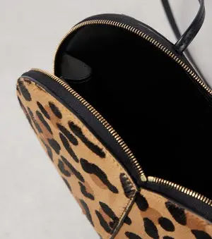 Alaïa Le Cœur Calf Hair Shoulder Bag - Brown